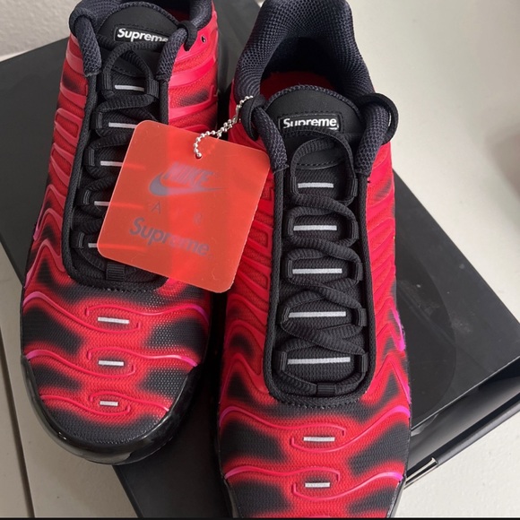 Nike | Shoes | 220 Supreme X Air Max Plus Tn University Red Size 9 For ...